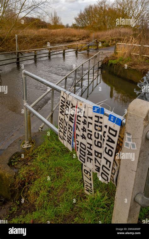 The Flooded Ford On Buttsbury Road Between Billericay And Ingatestone