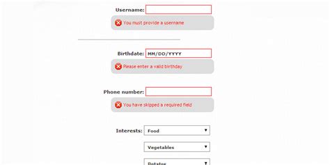 Validanguage Javascript Form Validation Framework Bypeople