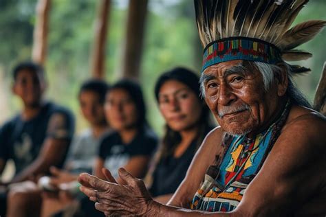 Oral History Tradition Scene Premium Ai Generated Image