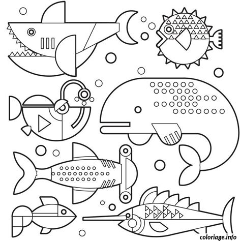 Coloriage Poisson Davril 84 Dessin Poisson à Imprimer