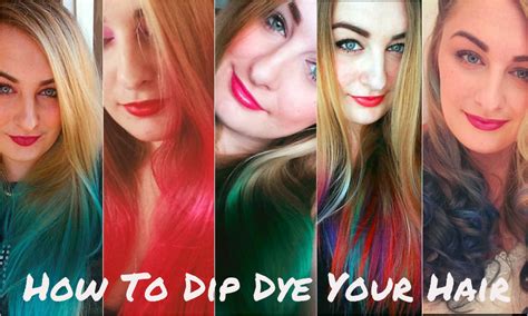 How To Dip Dye Your Own Hair At Home Grizzbye