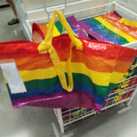 Ikea แท้ กระเป๋าอิเกีย อีเกีย ถุงหิ้วใบใหญ่ กระเป๋าสะพาย ถุงช็อปปิ้ง สต