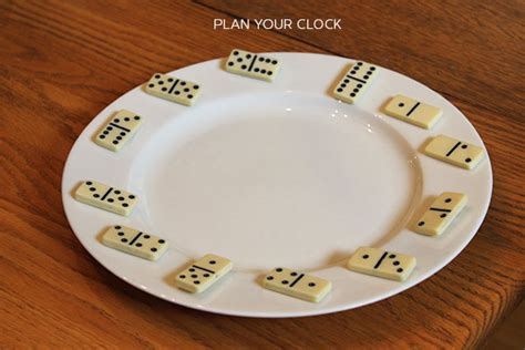 Diy Domino Clock The Homesteady