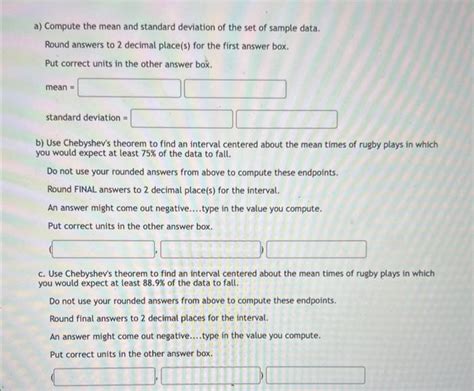 Solved Data Collected On The Time It Takes In Seconds For 82