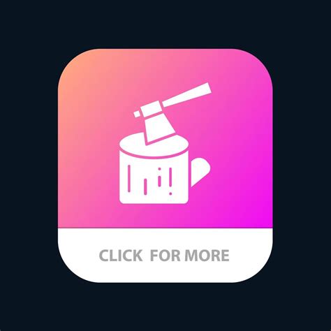 Ax Log Timber Wood Mobile App Button Android And Ios Glyph Version