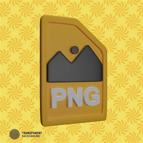 Renderização d arquivo png imagem transparente PSD Premium