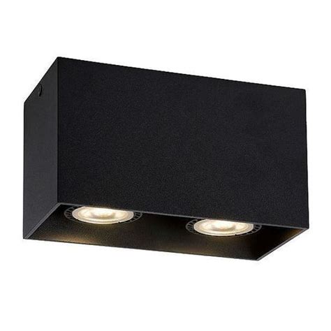 Lucide BODI Spot Plafond GU Noir Cdiscount Maison