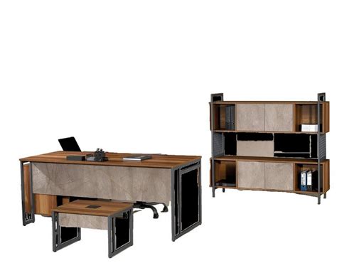 Jvmoebel Arbeitstisch Eckbürotisch Komplette Büro Bürotisch Set 3tlg