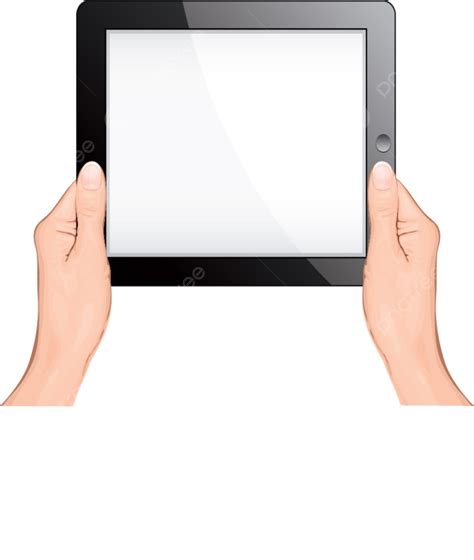 디지털 태블릿 Pc를 들고 손 접촉 감각 본문 Png 일러스트 및 벡터 에 대한 무료 다운로드 Pngtree