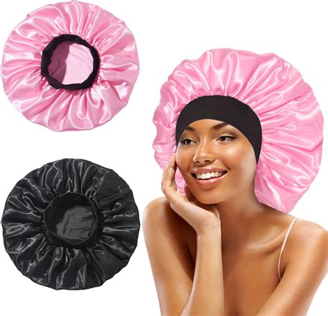 Amazon RANPHYKX 2Pcs Silk Bonnet Satin Bonnet For Sleeping Soft