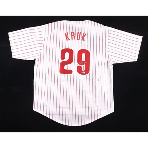 John Kruk Signed Jersey Beckett Pristine Auction