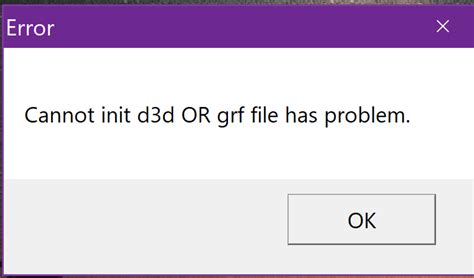 Arquivocannot Init D3d Or Grf File Has Problempng Arkaik Wikipédia