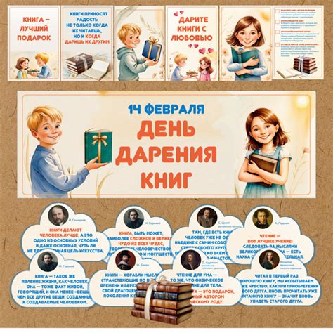 14 февраля День дарения книг День книгодарения Оформление