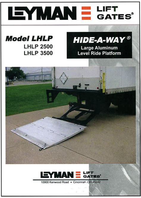 Leyman Hydraulic Lift Gates For Sale Long Island New York Heavy Duty
