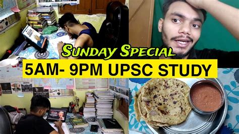 I Woke Up 5 Am To Upsc Study Sunday Upsc Study Routine Study Vlog