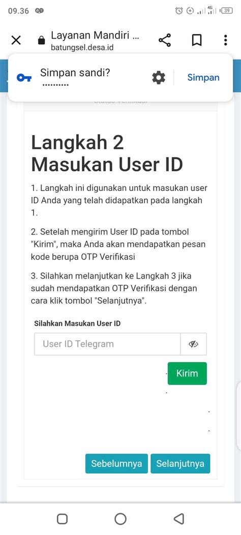 Bug Error Tidak Bisa Mengirim Kode OTP Telegram Issue 5191 OpenSID OpenSID GitHub