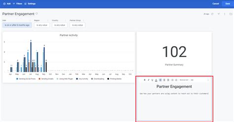 Adding Text To A Dashboard Ziftone Admin