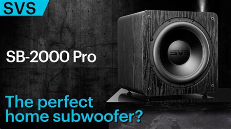 SVS SB Pro The Perfect Subwoofer For A Sq M Room YouTube