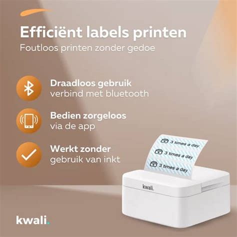 Kwali® Labelprinter Pro 2023 Labelmaker Lettertang Labelwriter