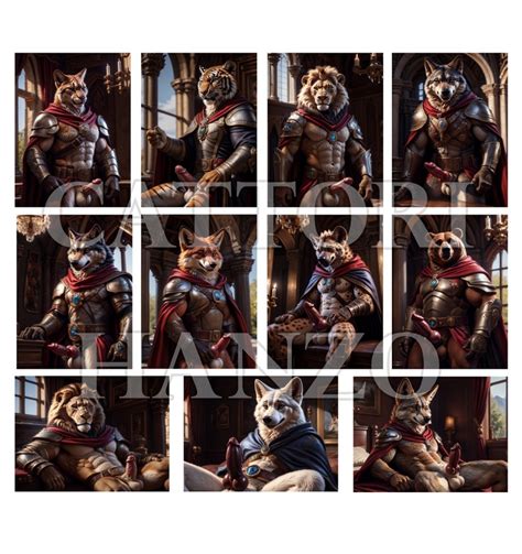 NSFW Knight Furries Instant Digital Download HD Images Mature Content Etsy