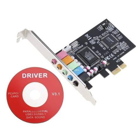 Jual Pcie Sound Card 5 1 Internal Sound Card 3d Stereo Pci E Audio Card 32 64 Bit Pci For