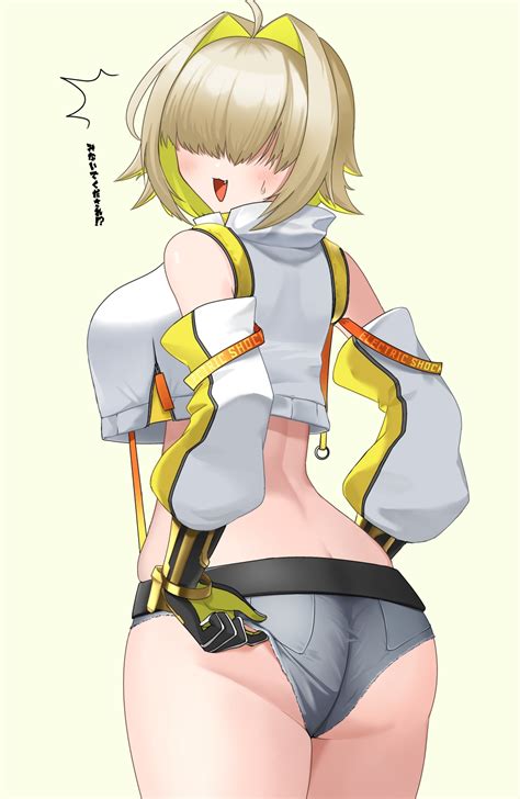 Aozorayukkuri Elegg Nikke Goddess Of Victory Nikke Commentary Highres 1girl Adjusting