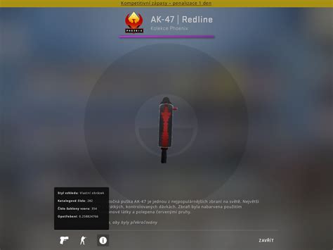 Back Of My Ak47 Redline Looks Like Devil Pattern 354 Wear 0 25 R