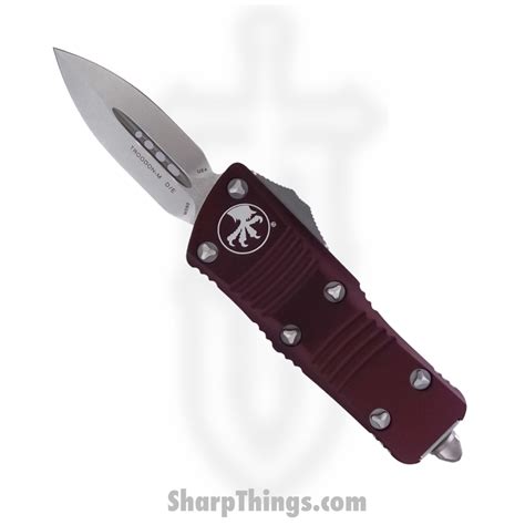 Microtech 238 10mr Troodon Mini Otf Auto M390 Stonewash Dagger