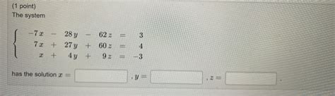 Solved 7 7 Non Homogeneous Systems Problem 4 Previous