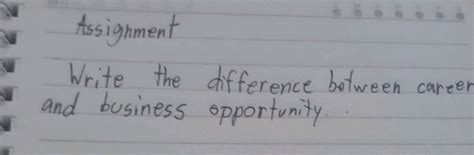 Assighment Write The Difference Botween StudyX