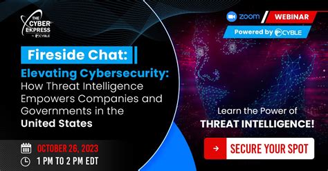 The Cyber Express On Linkedin Cybersecurity Webinar Threatintelligence Event Us Ciso Cio