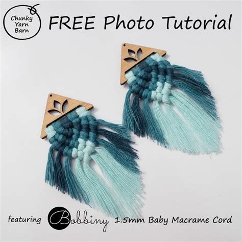 Free Macrame Earrings Photo Tutorial Artofit