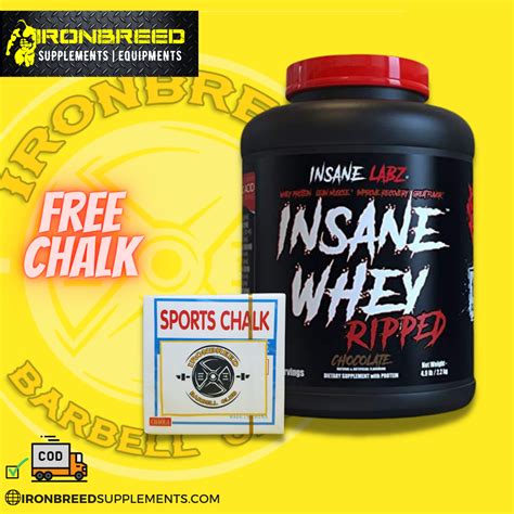 Insane Whey Ripped 5lbs Free Lifting Chalk Lazada Ph