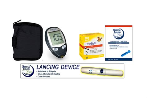 Abbott Freestyle Freedom Lite Meter Freestyle 100 Test Strips Lancing Device And Lancets For