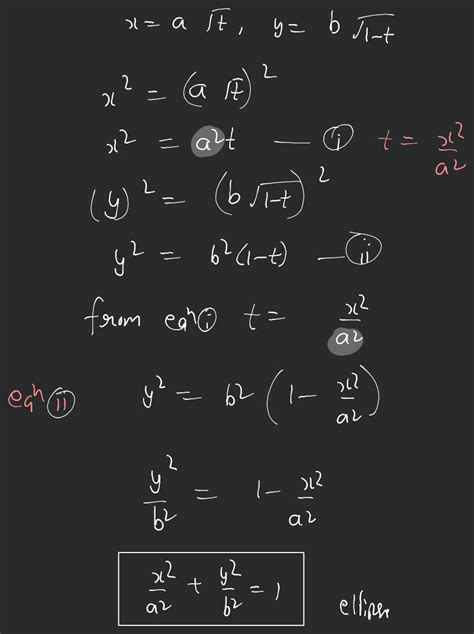 The Co Ordinates Of A Particle Moving In Xy Plane Vary With Time As Xat