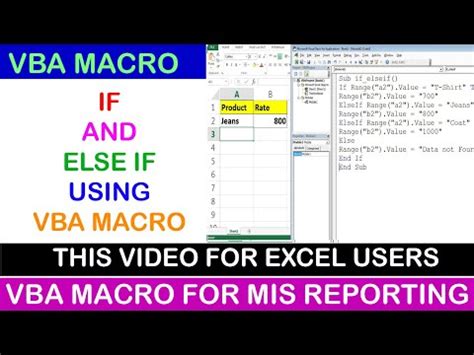 Learn How to use if and else if using vba macro if else if vba macro if else if using vba vba ...