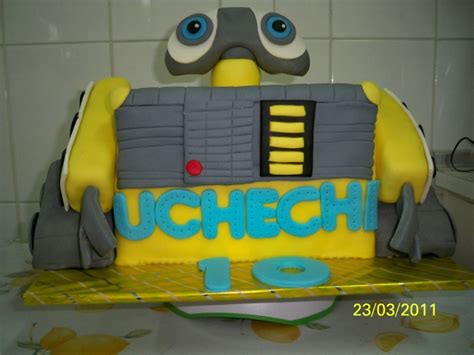 Wall E Birthday Cake