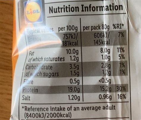 Roasted Chicken Bites Lidl 80 G