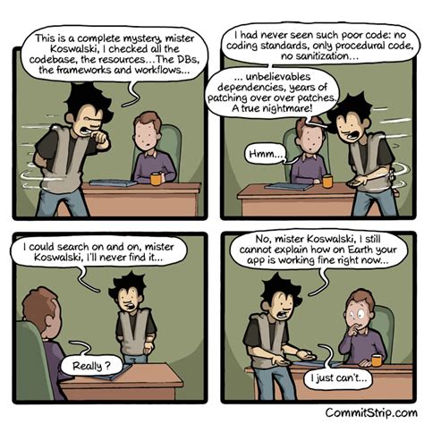 Paranormal Code Commitstrip