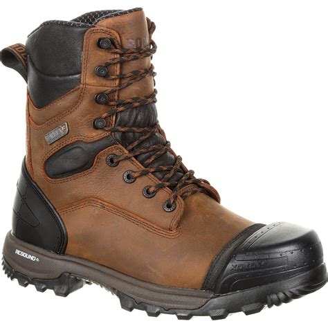 Mens Black Composite Toe Work Boots The Smart Lad