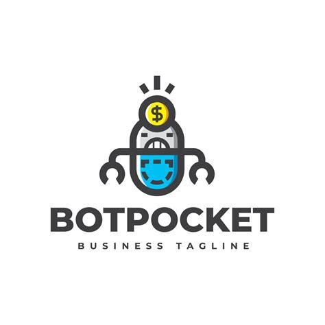 Bot Saving Money Logo Design 46540164 Vector Art At Vecteezy