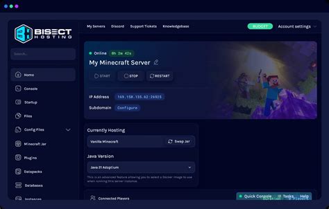 minecraft server 24 7 expert support bisecthosting