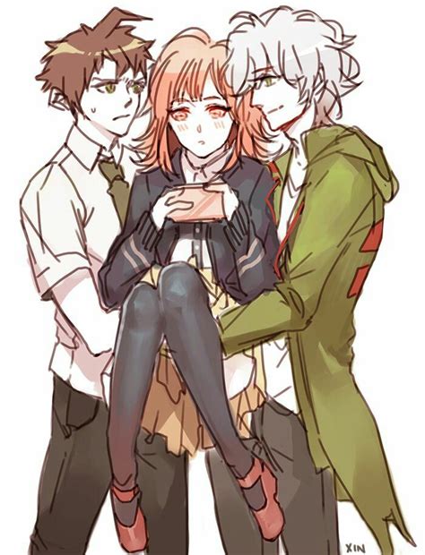 Hajime Hinata X Chiaki Nanami X Nagito Komeda Nagito X Hinata Naegi