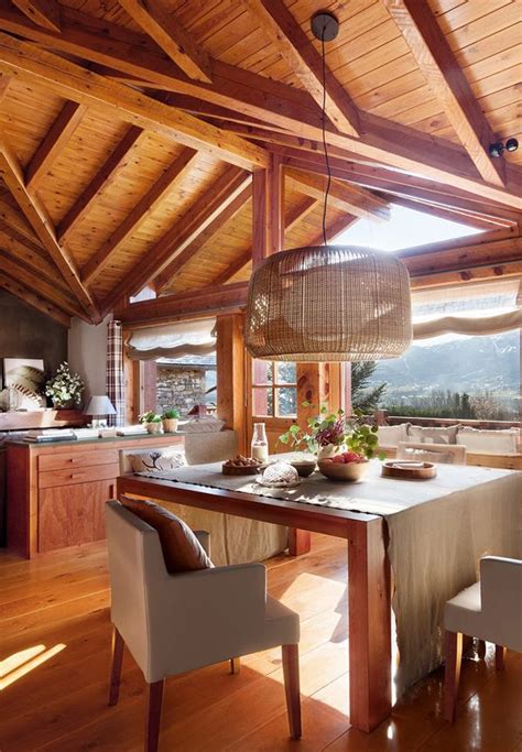 Уютный домик с видом на горы в Испании 〛 Фото Идеи Дизайн Cabañas De Madera Decoración De