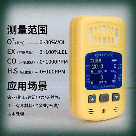 四合一气体检测仪有毒有害氧气可燃一氧化碳硫化氢检漏探测器甲醛虎窝淘
