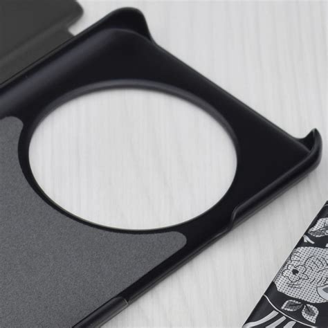 Husa Honor Magic6 Lite Tip Carte Skyddar Eco View Leather Negru