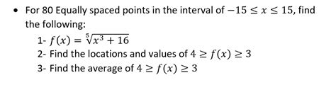 solved for 80 equally spaced points in the interval of