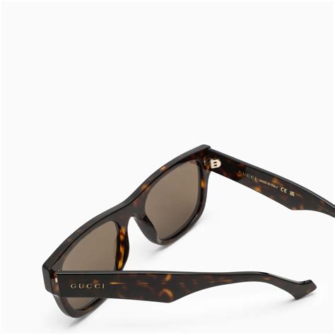GUCCI Square Tortoiseshell Sunglasses TheDoubleF