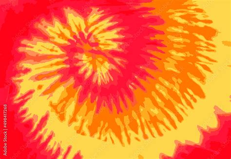 Red And Orange Tie Dye Background Stock Vector Adobe Stock