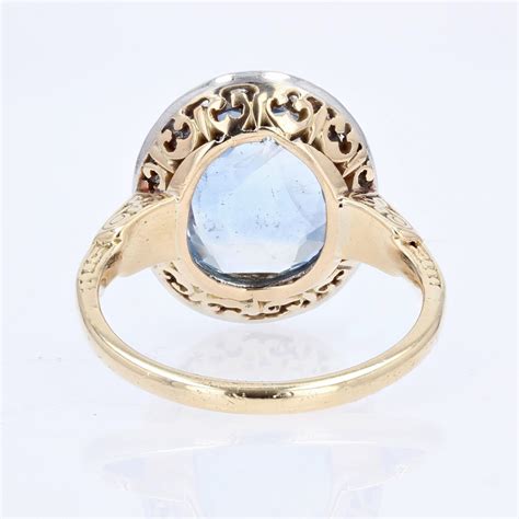 Bague Ancienne Saphir Et Diamants Bijoux Anciens Bagues Or Bijouxbaume